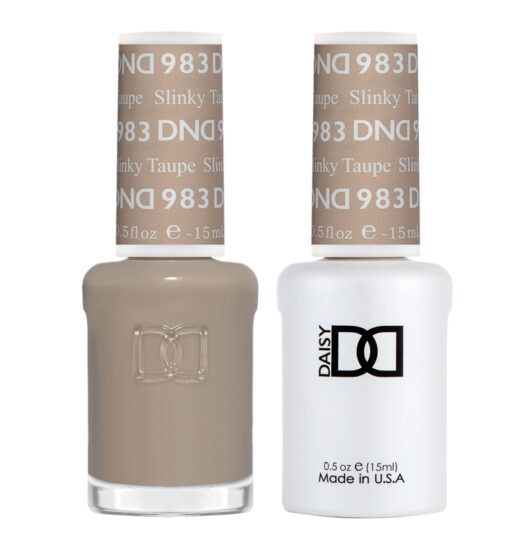 DND #983 Daisy Gel Polish & Lacquer Duo (15ml) Slinky Taupe – American ...