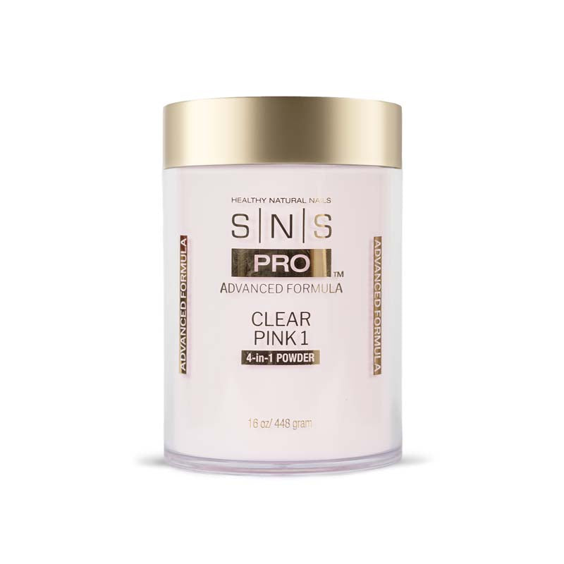 SNS Clear Pink 1 4-in-1 Dip & Acrylic Powder (16oz) 448g – American ...