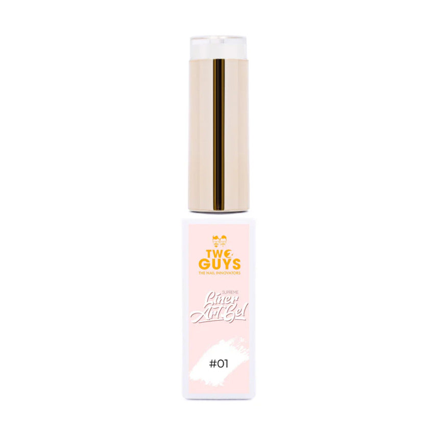2Guys Liner Art Supreme Gel Polish #01 White (15ml) – American Beauty ...
