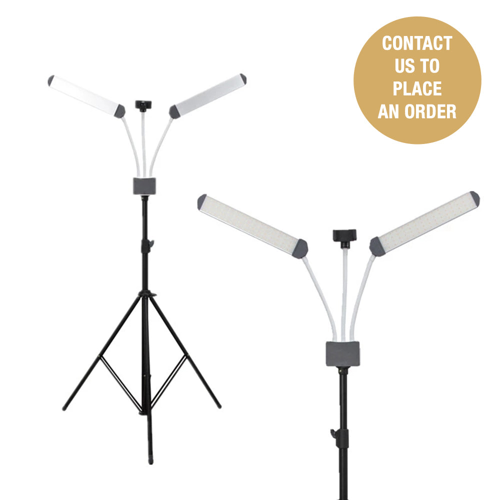 CL18 Dual Arm LED Light with Stand (48W) – American Beauty Supply