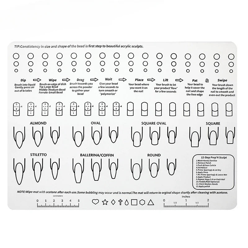 Nail Practice Stencil Sheet – American Beauty Supply