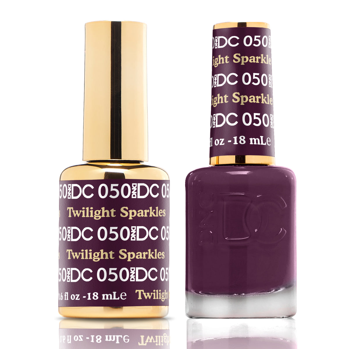 DND #050 DC Gel Polish & Lacquer Duo (15ml) Twilight Sparkles ...