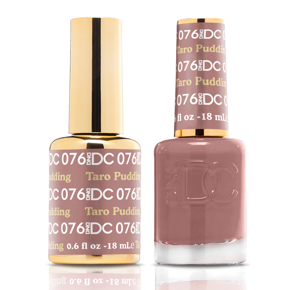 DND #076 DC Gel Polish & Lacquer Duo (15ml) Taro Pudding – American ...
