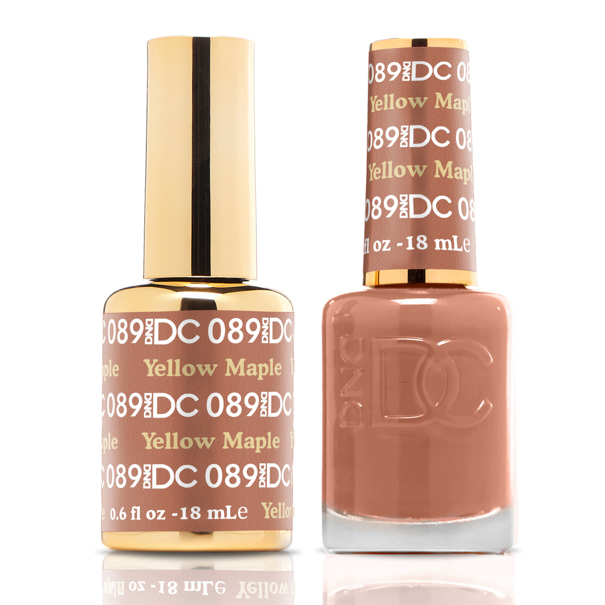 DND #089 DC Gel Polish & Lacquer Duo (15ml) Yellow Maple – American ...
