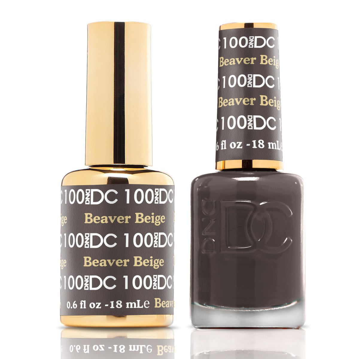 DND #100 DC Gel Polish & Lacquer Duo (15ml) Beaver Beige – American ...