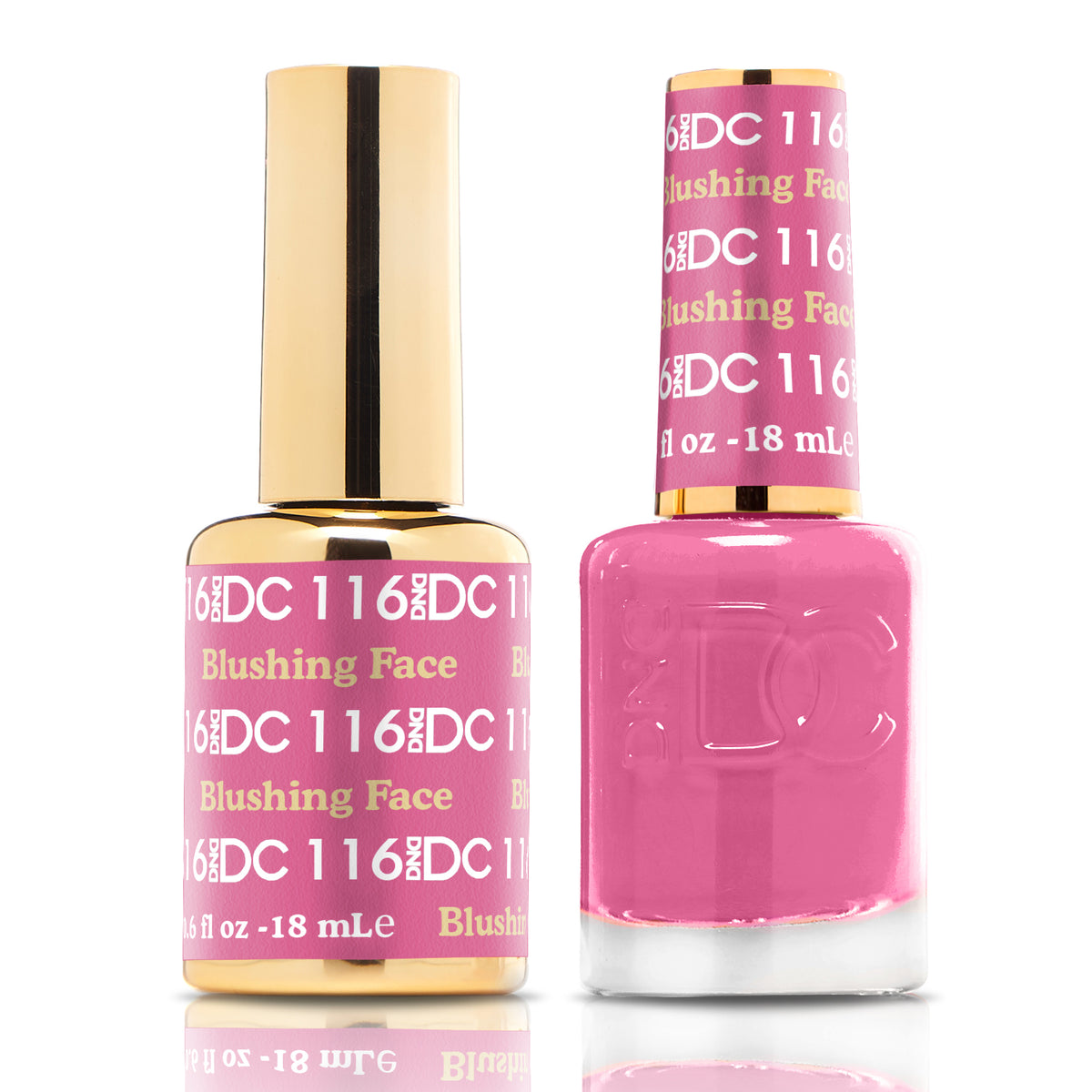 Dnd #116 Dc Gel Polish & Lacquer Duo (15ml) Blushing Face – American ...