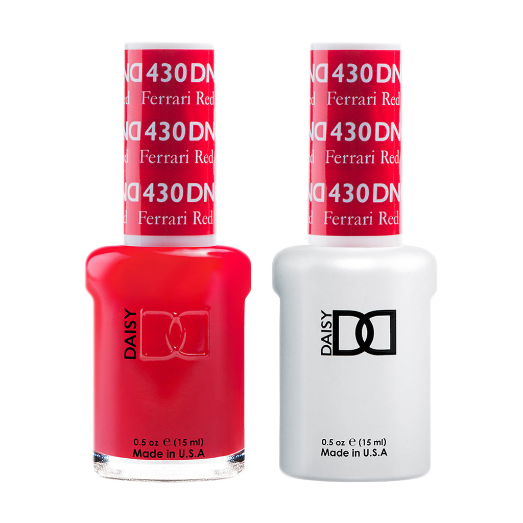 DND #430 Daisy Gel Polish & Lacquer Duo (15ml) Ferrari Red – American ...