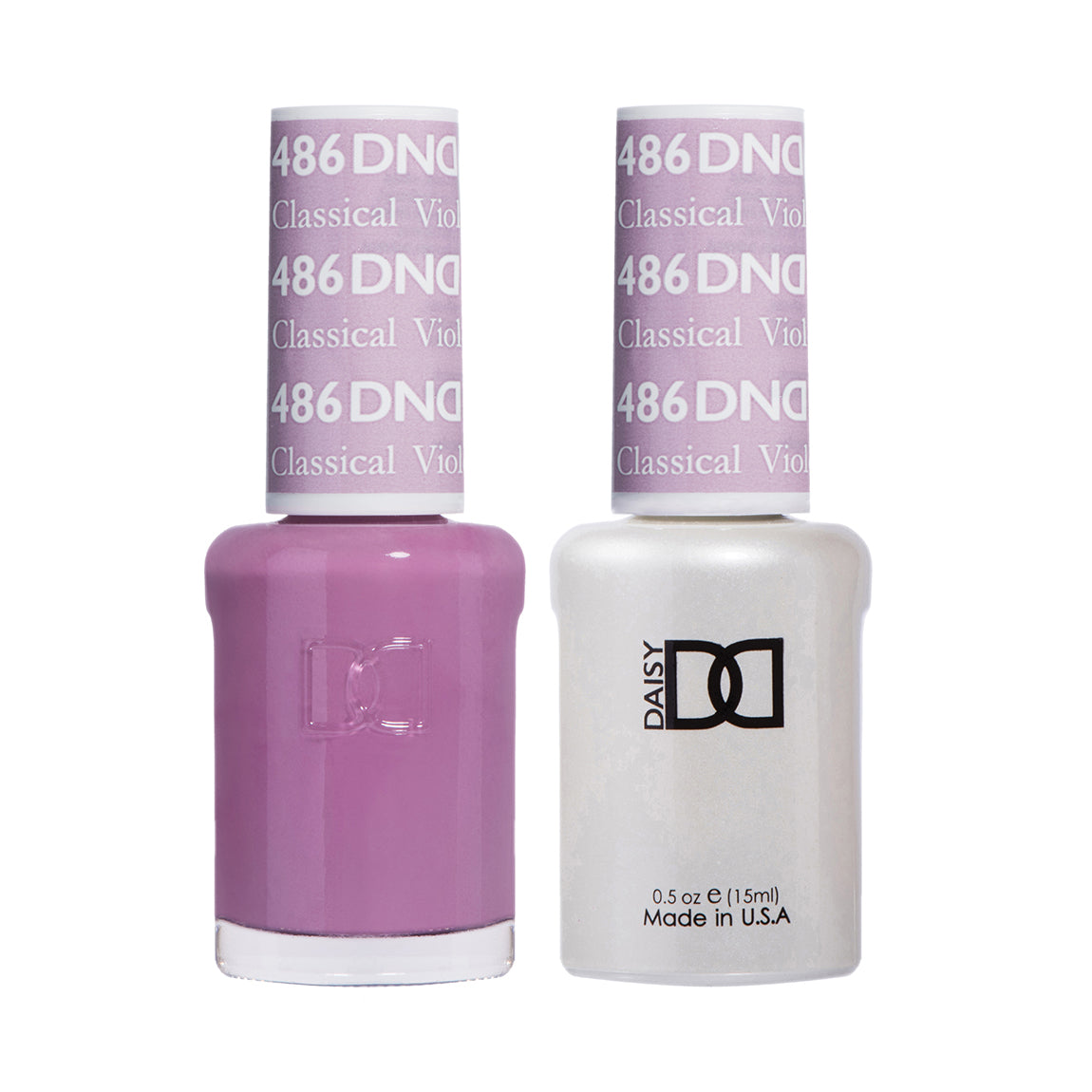 Dnd #486 Daisy Gel Polish & Lacquer Duo (15ml) Classical Violet ...