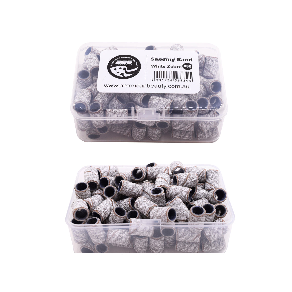 ABS White Zebra Sanding Bands #80 (Coarse) 100pcs Box - Premium Qualit ...