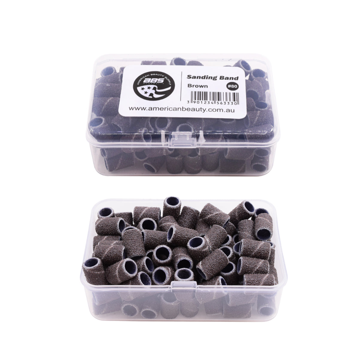 Abs Brown Sanding Bands #80 (coarse) 100pcs Box - Premium Quality ...